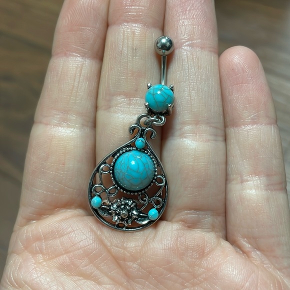 Jewelry | Turquoise Belly Ring | Poshmark